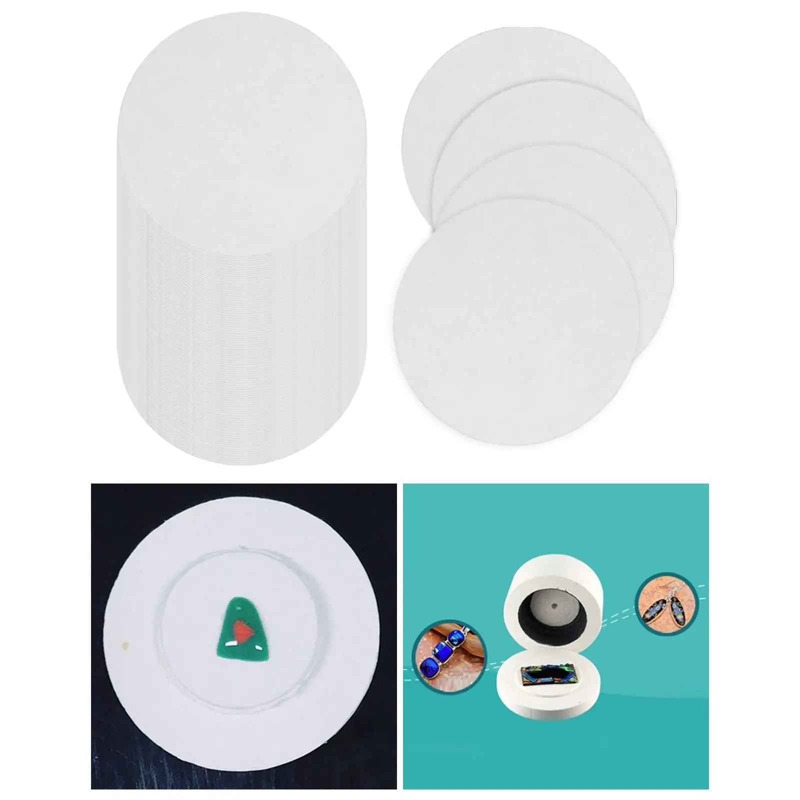 100pcs-Ceramic-Fiber-Paper-Glass-Fusing-Paper-Microwave-Kiln-Paper-Hot ...