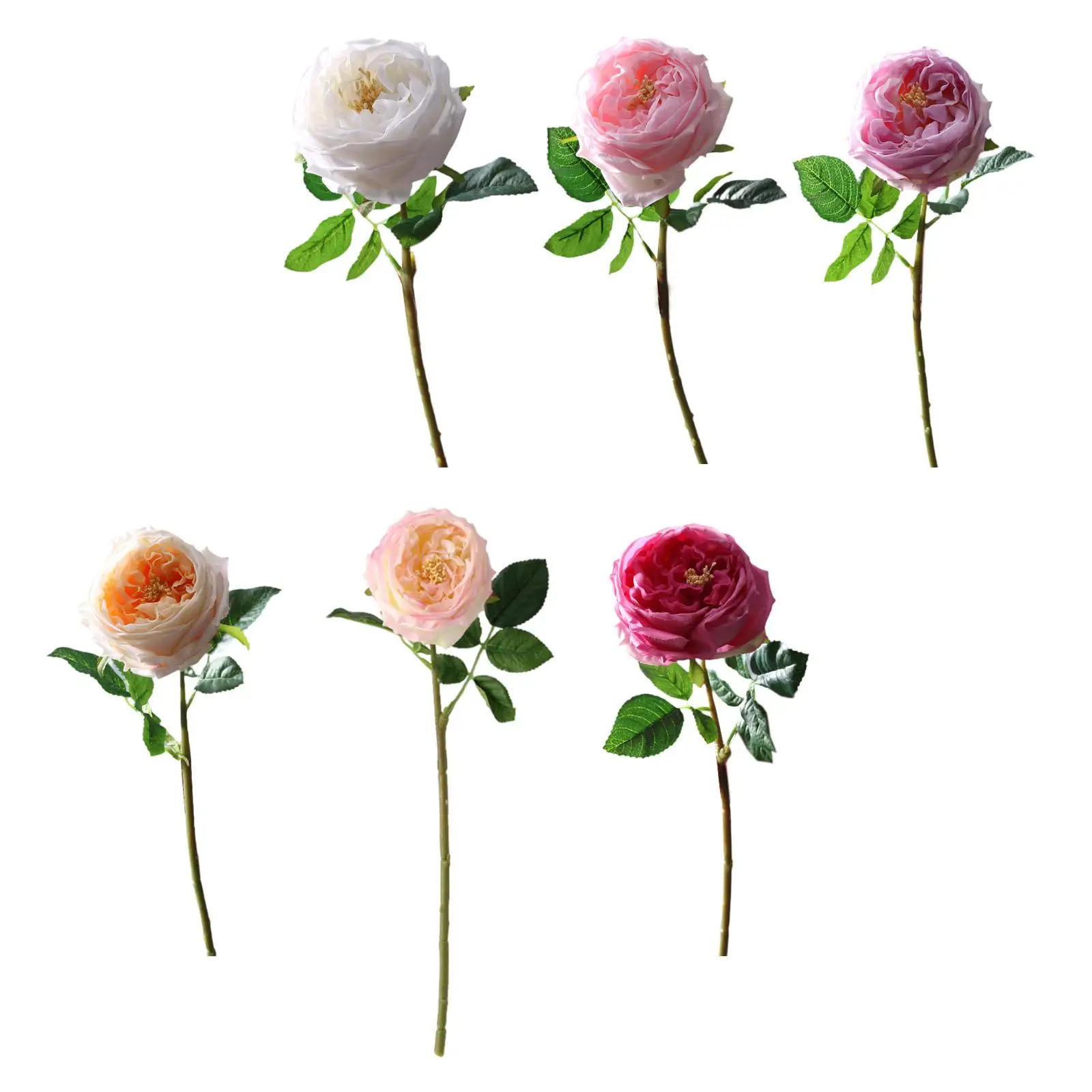 Artificial-Rose-Flower-Single-Rose-Simulation-Rose-Long-Stem-Rose ...