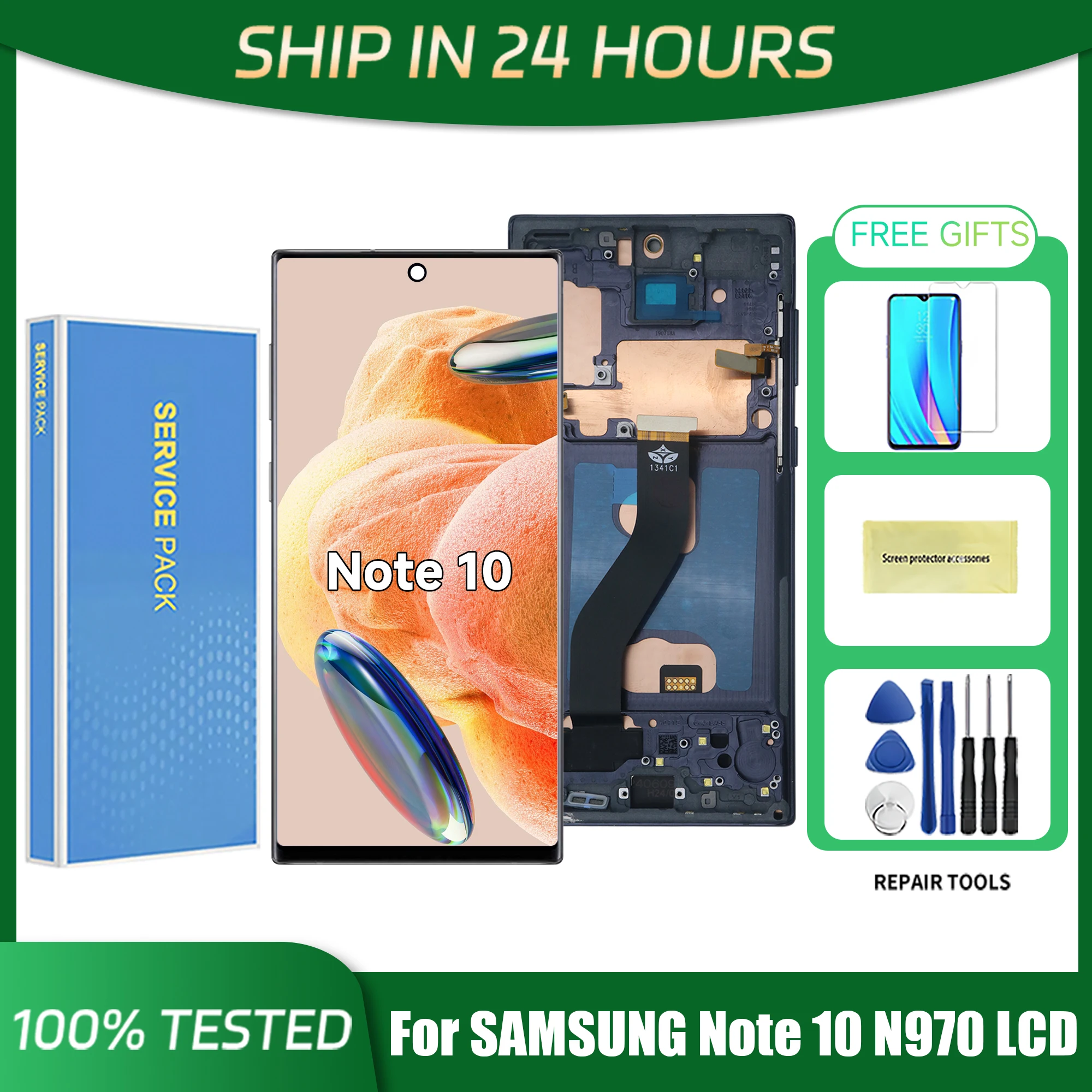 Note10-New-TFT-For-Samsung-Galaxy-Note-10-N970-N970F-Display-Touch-Screen-Digitizer-Replace ...