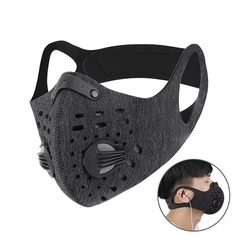 Unisex Cycling Mask Windproof, Dustproof PM2.5 Filter Activated Carbon ...
