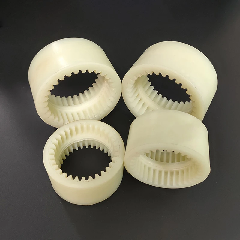 Nylon Coupling 45 Steel Nylon Sleeve Internal Gear Type Gear Coupling ...