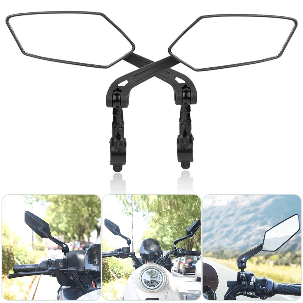 Handlebar-Mirror-Reflector-Rotatable-Wide-Range-Back-Sight-Mirrors ...