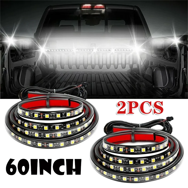 2pcs Universal LED Truck Bed Light Kit Bed Cargo Lights 12V Waterproof ...