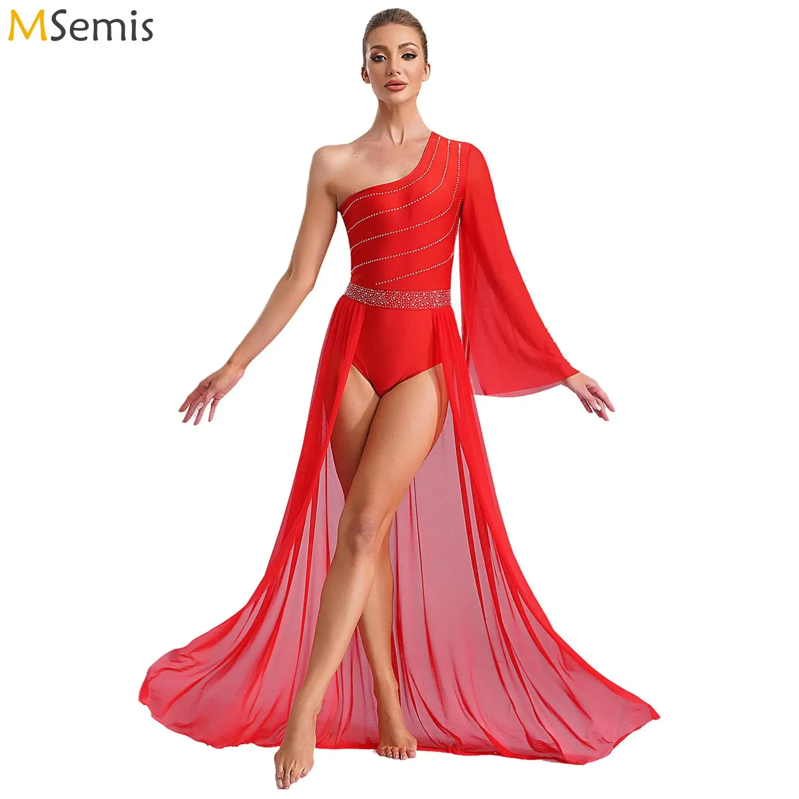 Disfraz de escenario lírico para mujer, vestido dividido de tul ...
