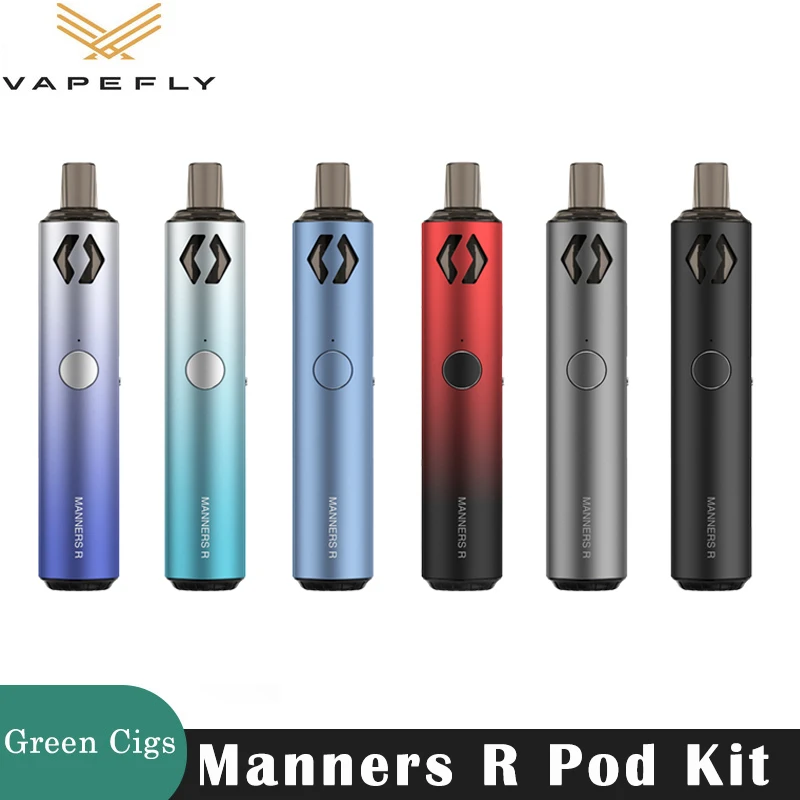 Original Vapefly Manners R Pod Kit 3ml 0.6/0.8/1.0/1.2ohm Cartridge ...