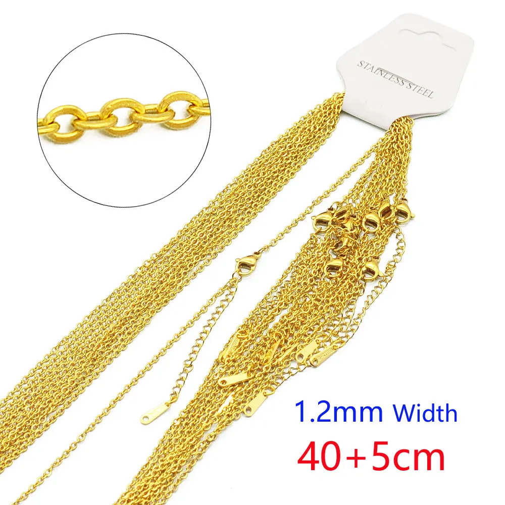 10pcs-Lot-304-Stainless-Steel-Cable-Link-Rope-Chain-Necklace-for-DIY ...