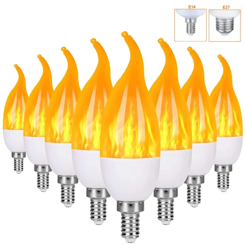 1-5Pcs-E27-Led-Simulated-Flame-Bulbs-5W-E14-85-265V-Corn-Lamp ...