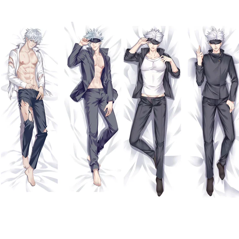 Anime-Pillow-Case-Jujutsu-Kaisen-Gojo-Satoru-Dakimakura-Hugging-Body ...