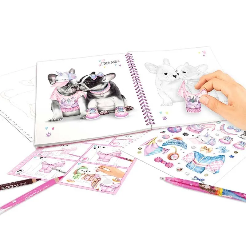 Top Model Doggy Coloring Pages