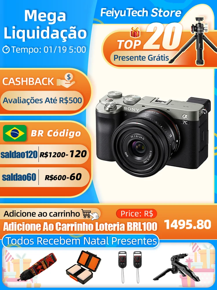 Sony Alpha 7C A7C Sony A7 III Full Frame Câmera Sem Espelho Para ...