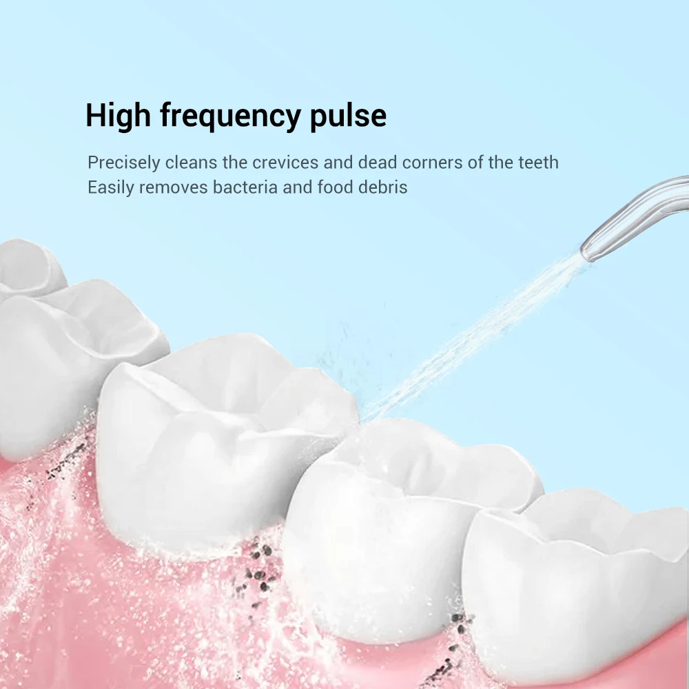 3 Modes Portable Oral Irrigator Water Flosser USB Rechargeable Dentaire ...