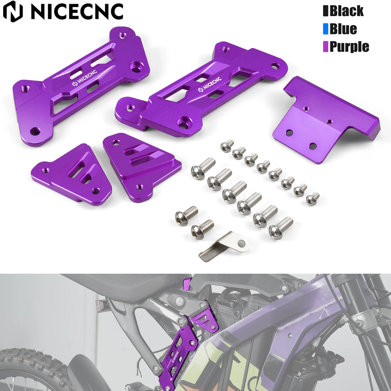 For-Surron-Light-Bee-X-S-L1E-NICECNC-Electric-Dirt-Bike-50MM-Seat-Riser ...