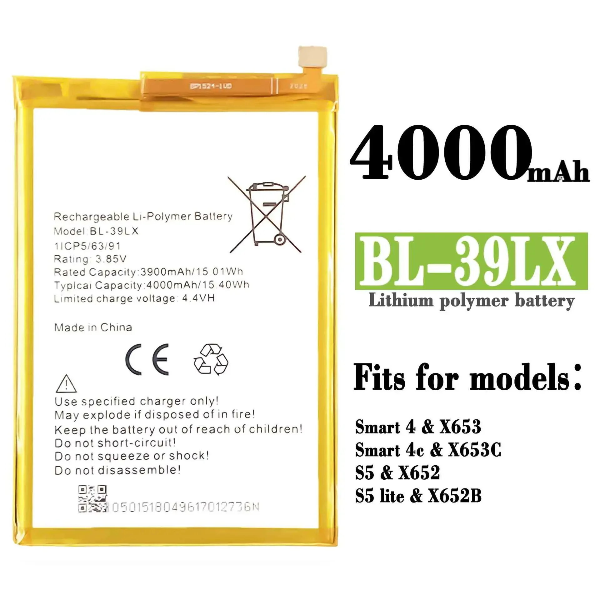 High Quality Replacement Battery For Infinix X653 X652 Smart 4 S5 ...