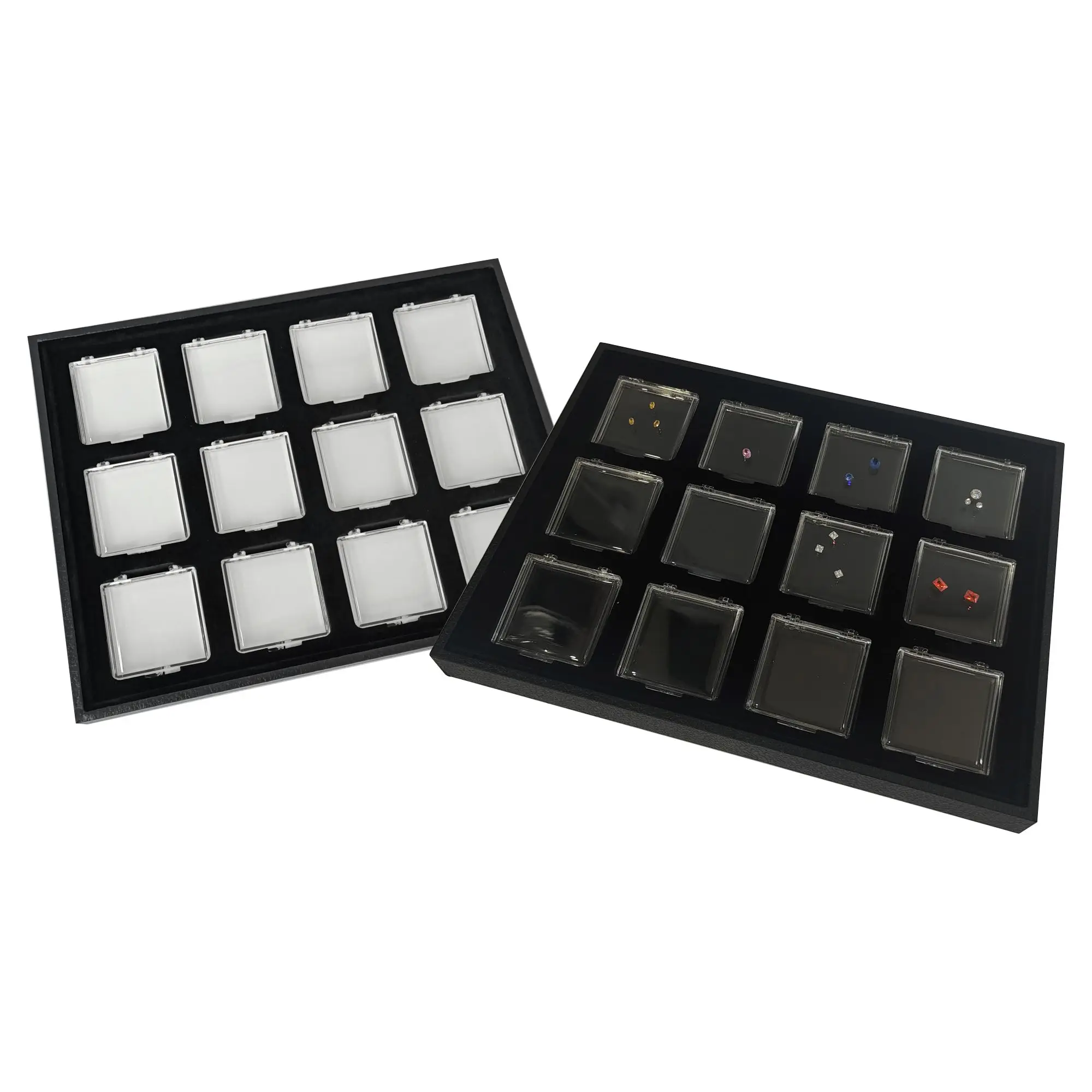 Adhesive-Gems-Box-Tray-Diamond-Display-Box-Show-Case-Packaging-Tray ...
