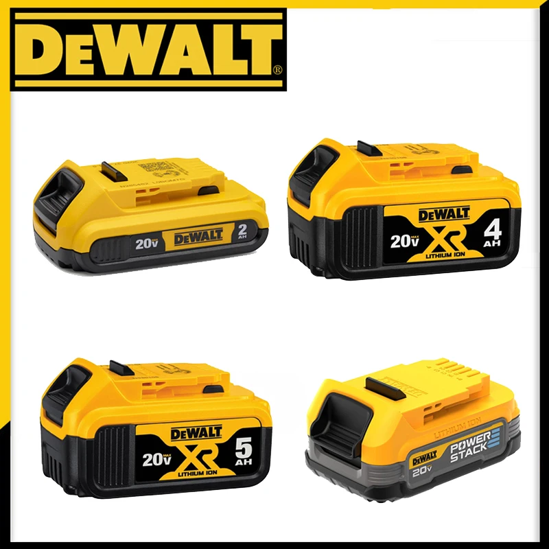 DEWALT-18V-20V-Original-Lithium-Ion-Battery-1-7AH-2AH-4AH-5AH-DCB182 ...