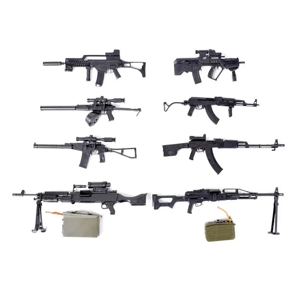 1-6-AK47-G36-TAVOR-Assault-Rifle-Light-Machine-Gun-PKP-M240-RPK74 ...