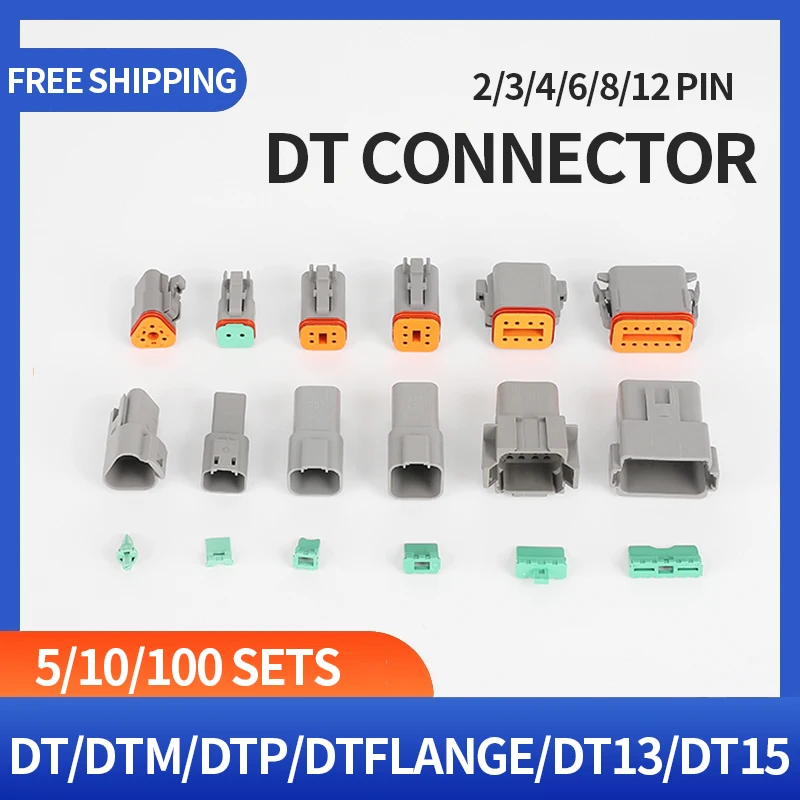DEUTSCH-CONNECTOR-DT-DTM-DTP-DT15-DT13-connector-flange-male-DT06-2S-automobile-waterproof ...
