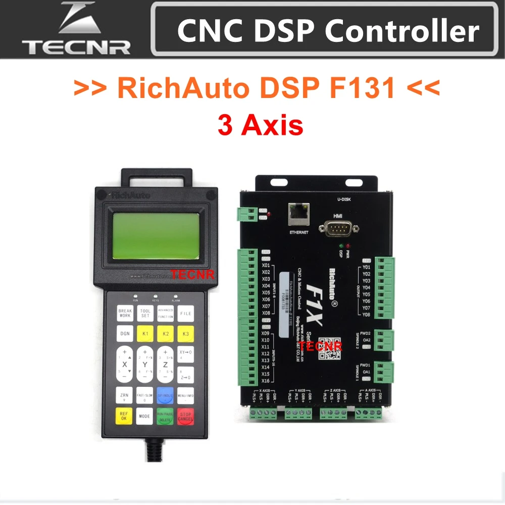 Richauto Dsp F131 3 Axis Motion Control System Cnc Dsp Controller Replace A11 B51 For Cnc ...