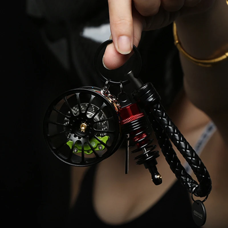 High End Customized Car Hub Key Chain Pendant Brake Shock Absorber ...