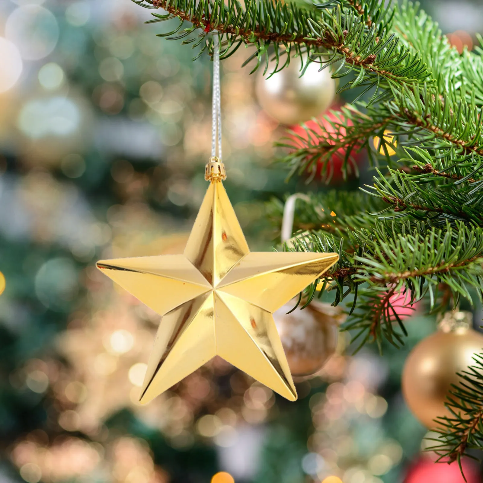 Gold Christmas Star
