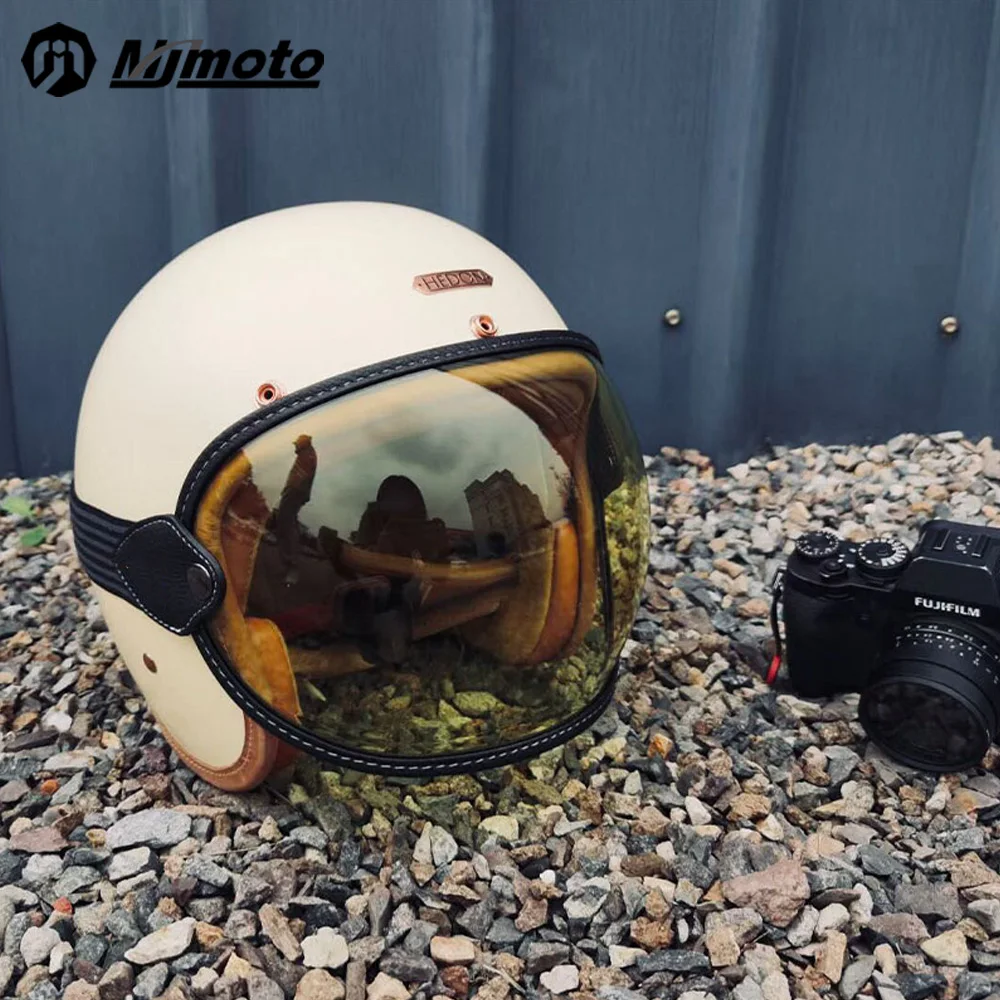 Retro-Motorcycle-Helmet-Bubble-Visor-Lens-Fit-For-SHOEI-EX-Zero-MOTO3 ...