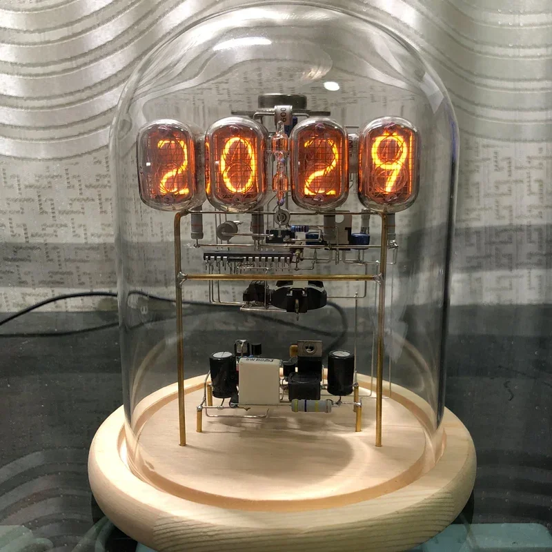 IN12-Glow-Tube-Clock-Retro-Desktop-Retro-Creative-Table-Clock-Ornaments ...