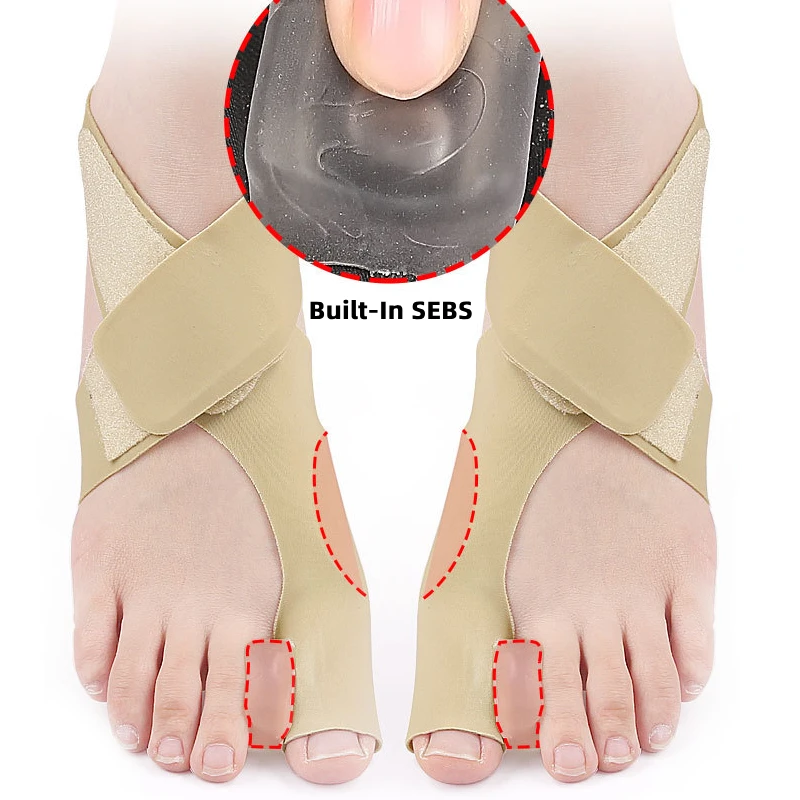 2Pieces-Big-Toe-Splitter-Valgus-Belt-Bunion-Adjustable-Foot-Bone ...