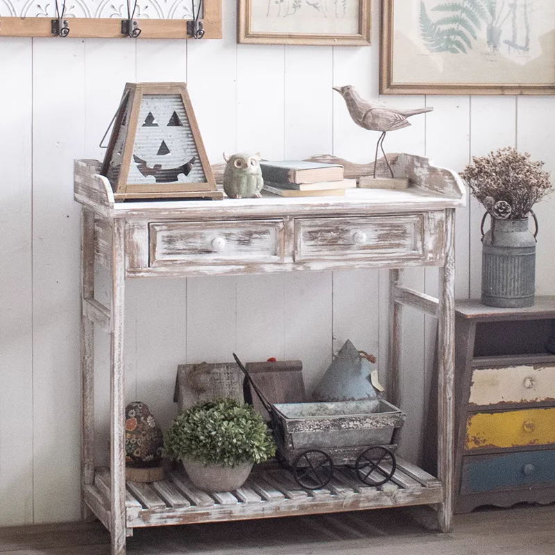 Shabby store console table store