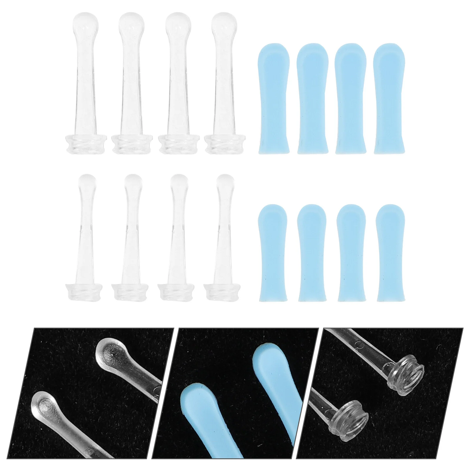 1-set-Silicone-Gauges-For-Ear-Scoops-Wax-Removal-Tips-Visible-1-5x0-3cm ...