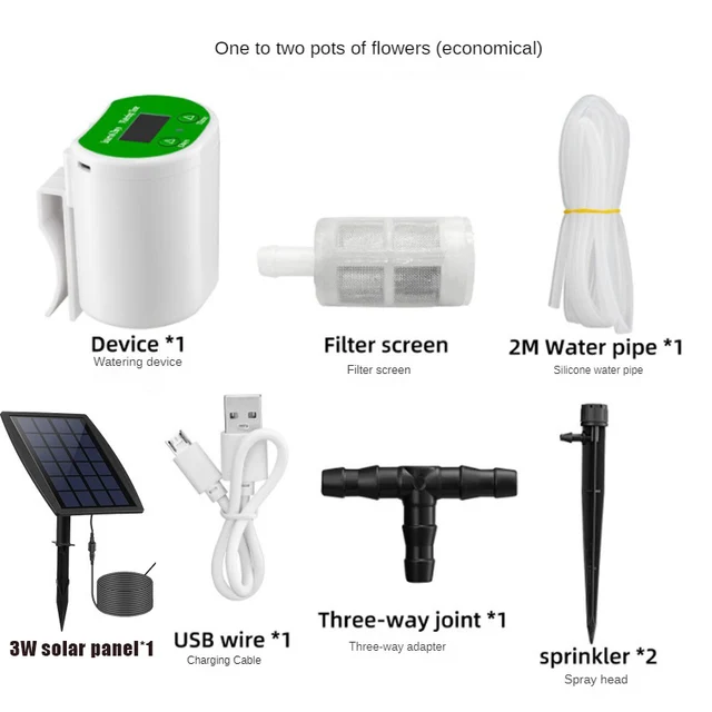 Solar Watering Drip Irrigation Kit System Auto Self Watering Device ...