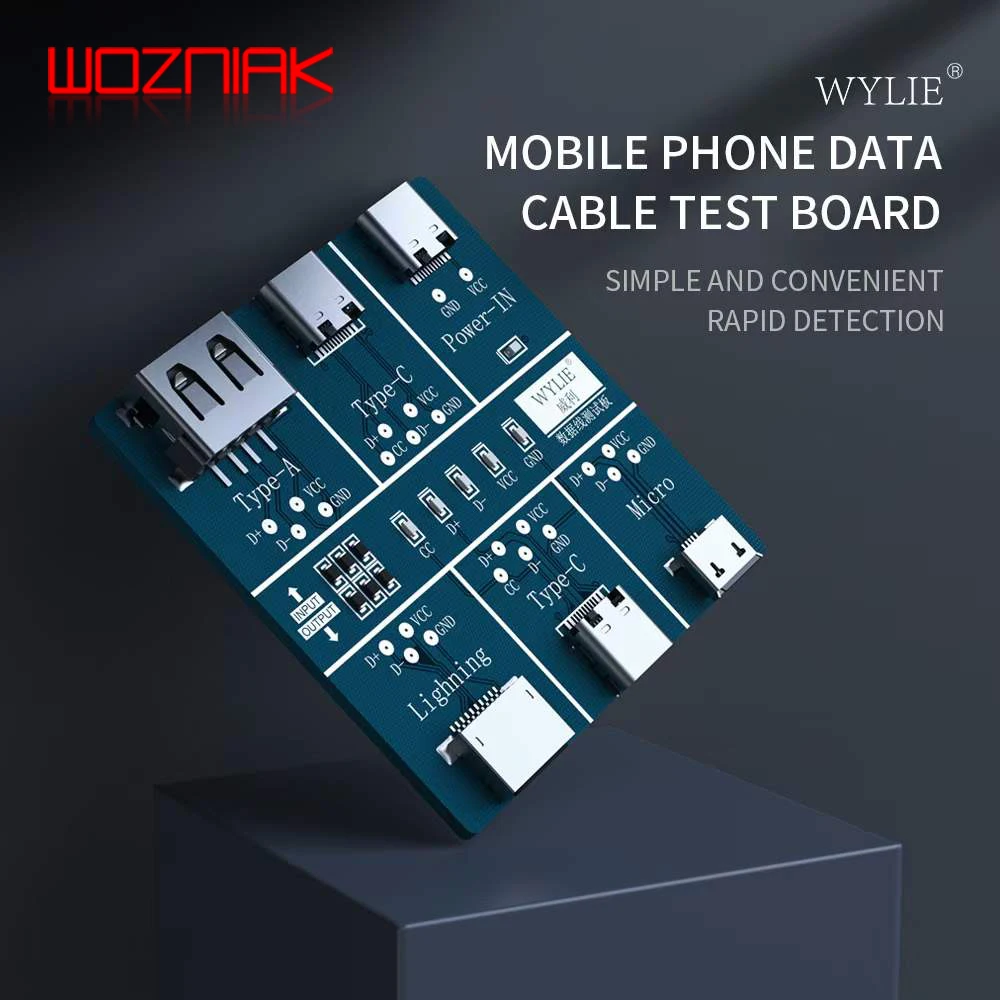 WYLIE-USB-Cable-Tester-Data-Cable-Detection-Board-For-LIGHNING-Micro ...