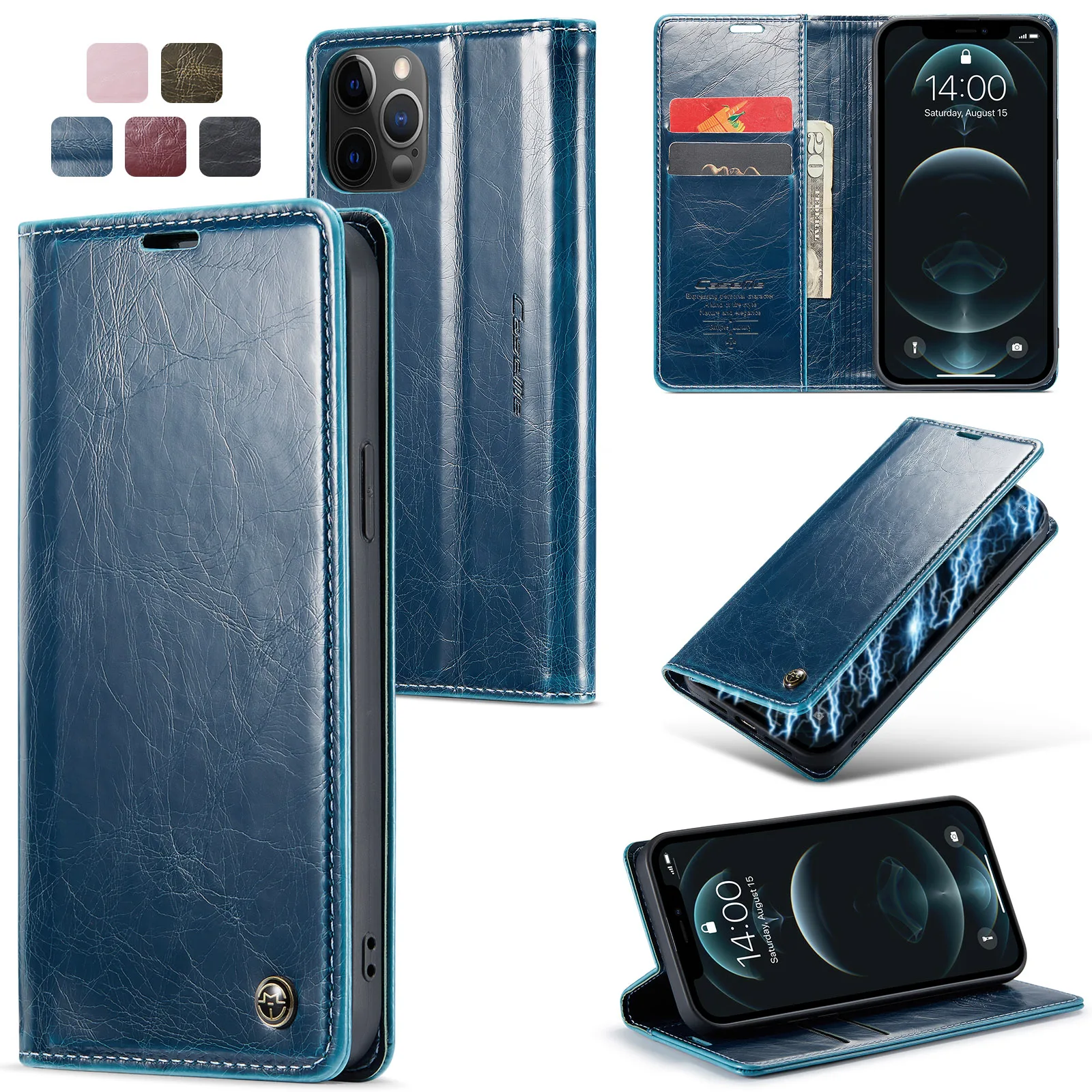 Crazy-Horse-Leather-Double-Hemmed-Color-Changing-Phone-Case-iPhone-12 ...