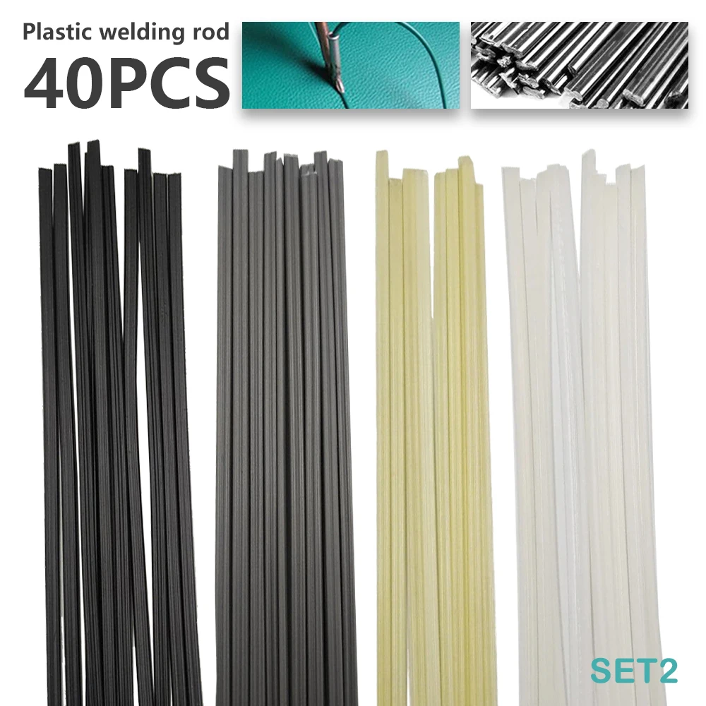 40pcs-Plastic-Welding-Rods-200mm-ABS-PP-PVC-PE-Welding-Sticks-Soldering ...