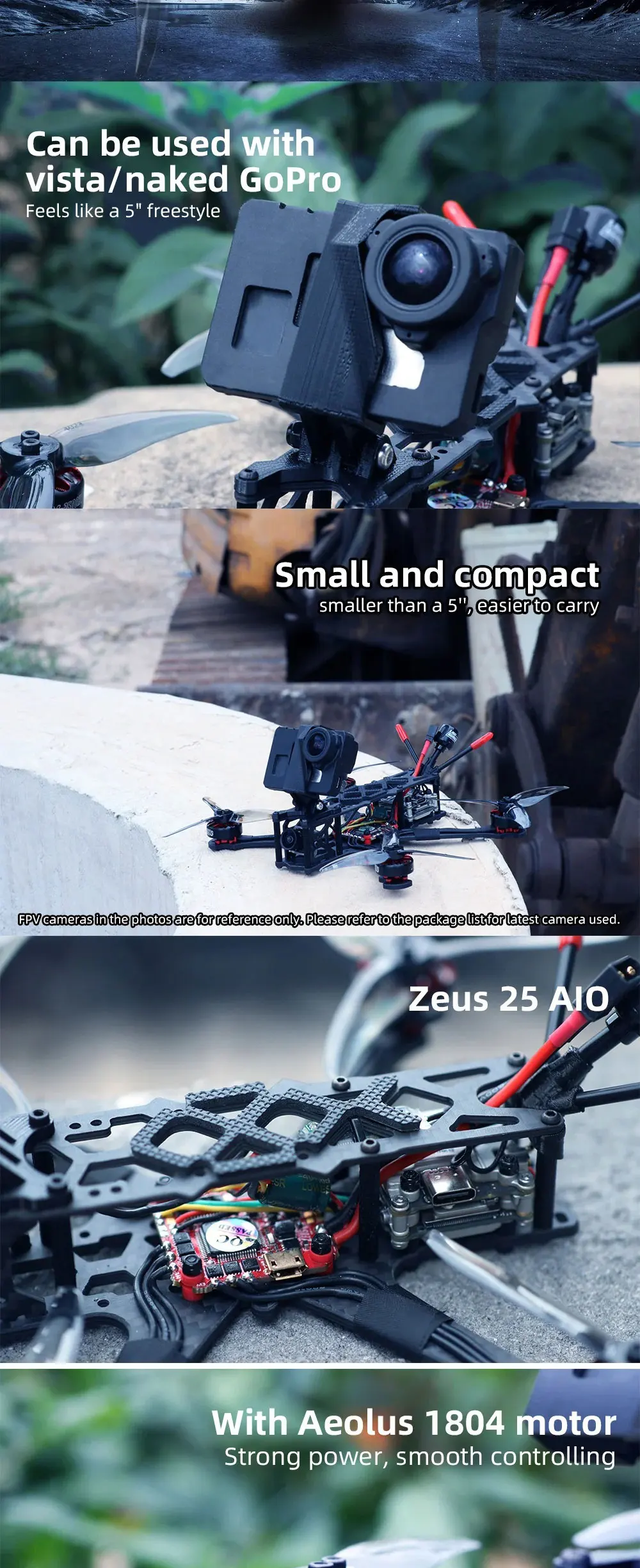 HGLRC Sector 4 FR Sub250g Freestyle FPV Drone - Digital Version Polar ...