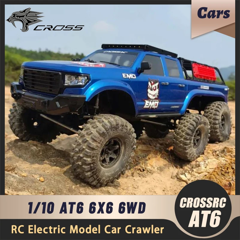New Crossrc At6 6x6 6wd 1/10 Rc Electric Remote Control Model Off-road ...