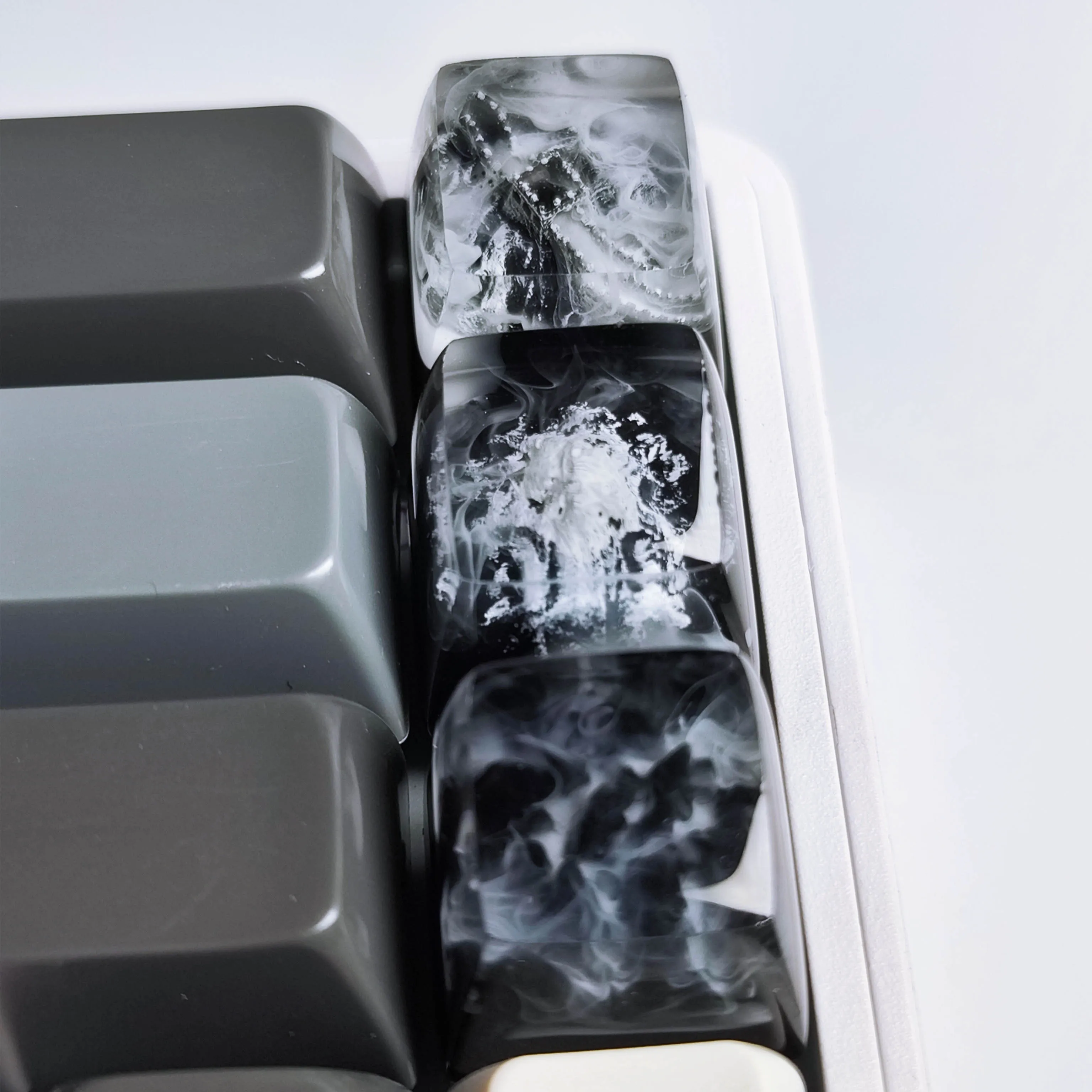 Mechanical-Keyboard-DIY-Resin-Drip-Glue-Snow-Mountain-Keycap-Cross ...