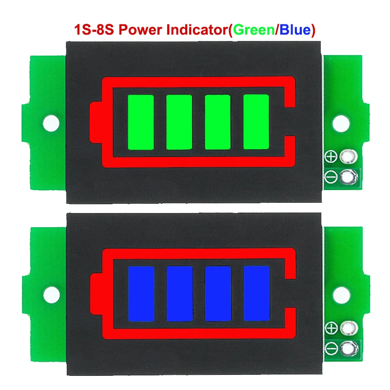 1S-4S-8S Single 3.7V Lithium Battery Capacity Indicator Module 4.2V ...