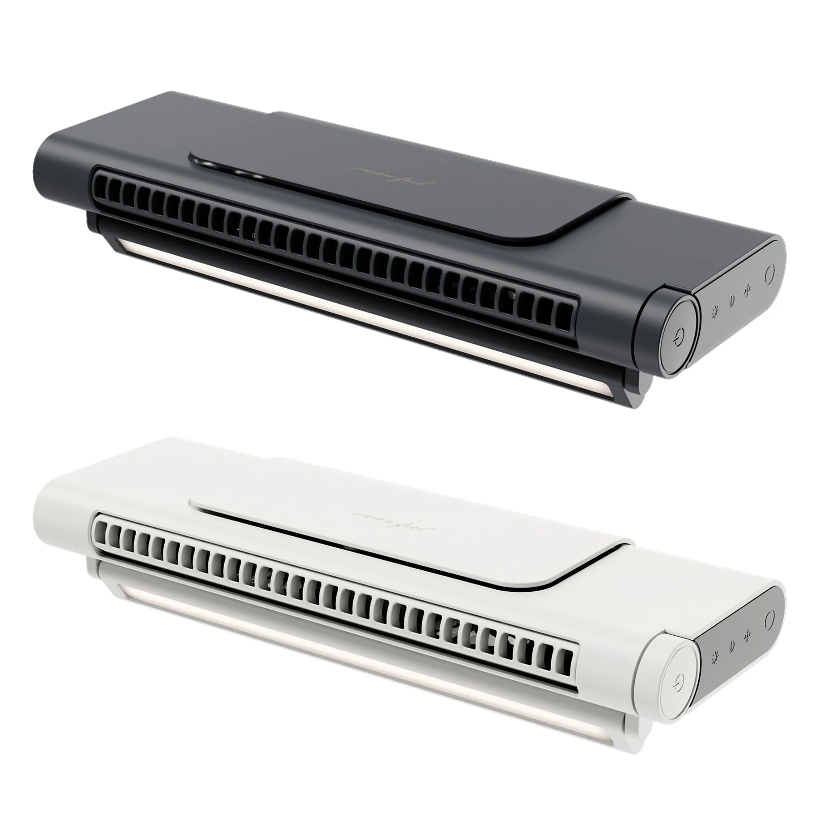 Bladeless-Computer-Hanging-Screen-Fan-with-Light-2000mAh-Desktop-Fan ...