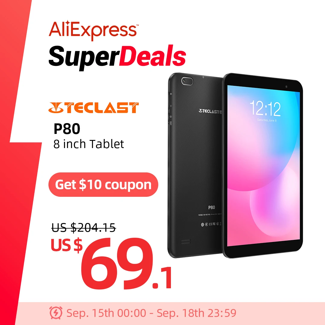 Teclast P80 8 Polegadas Tablet Android 10 2gb Ram 32gb Rom Allwinner ...