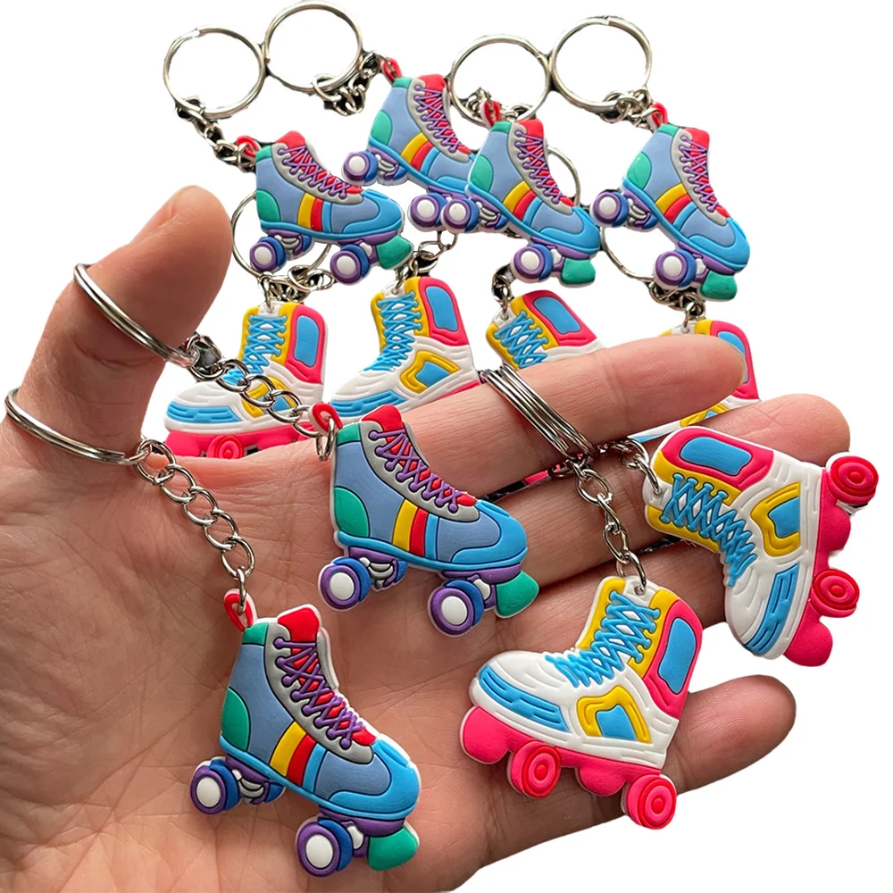 Roller Skate Party Decorations Ice Skating Birthday Favors Keychains ...