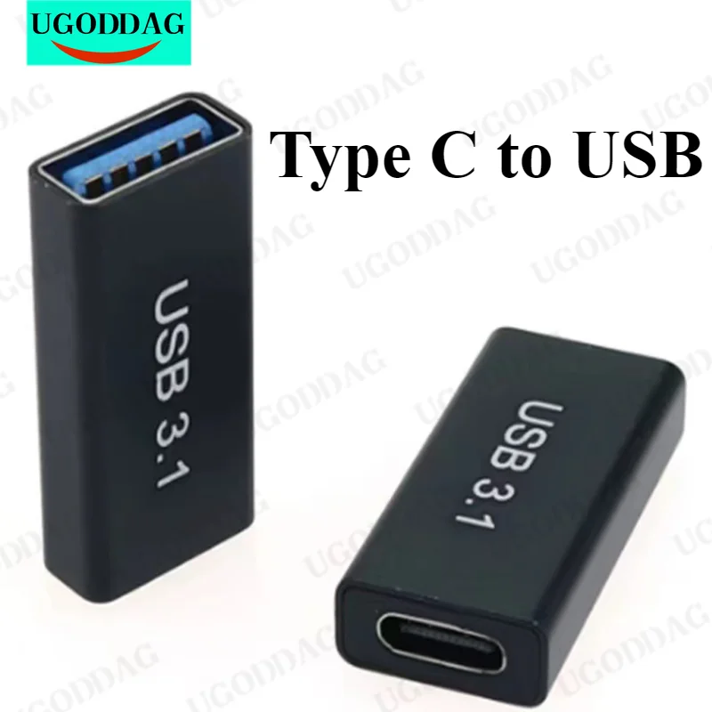1PCS-USB-3-0-Coupler-Female-to-USB-Type-C-Female-Adapter-Super-Speed ...