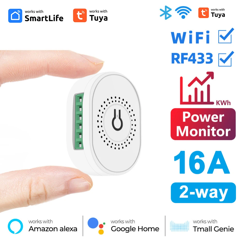 16A-Wifi-RF433-Smart-Mini-Switch-2-Way-Breaker-Smart-Life-APP-Voice ...
