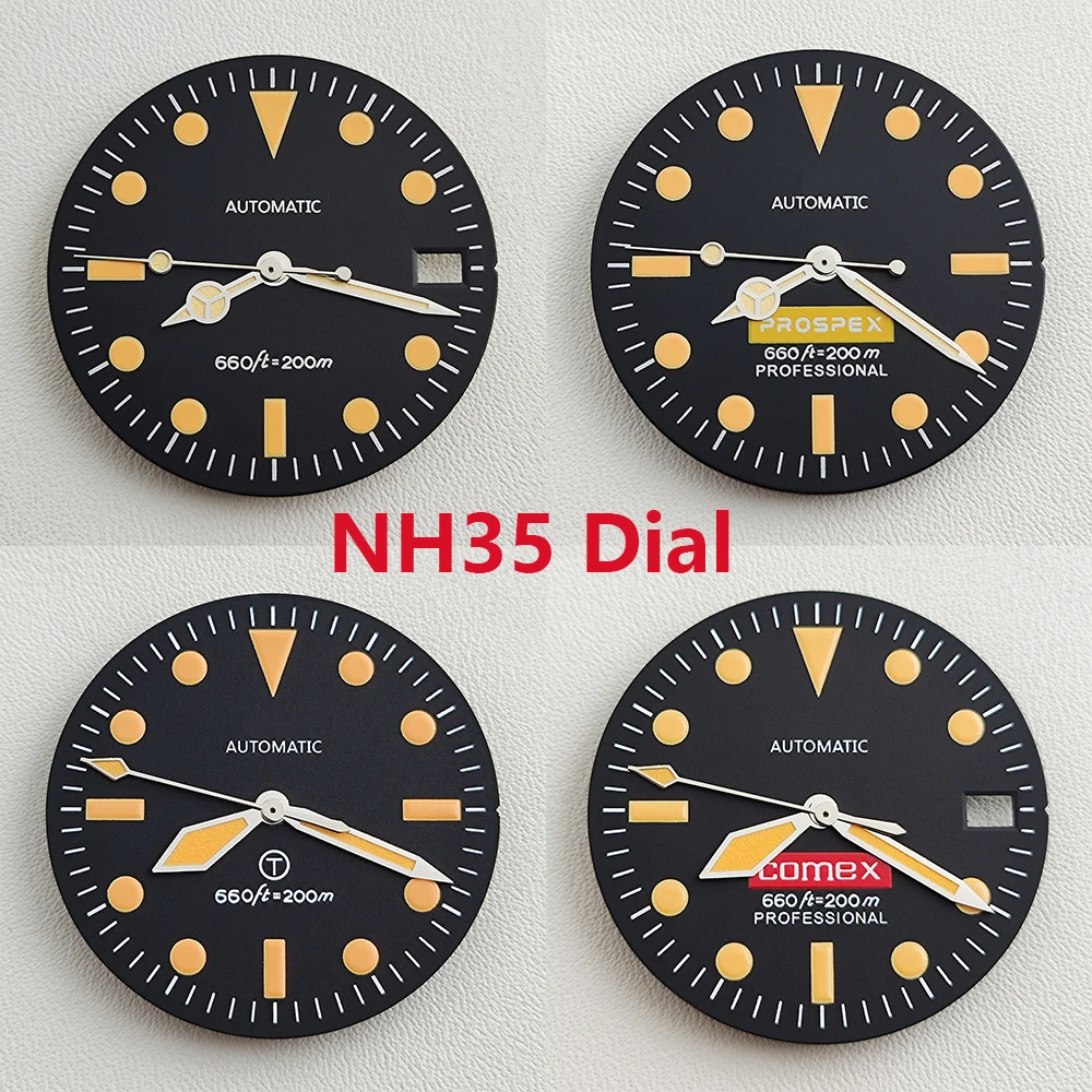 NH35-dial-NH36-dial-28-5mm-Retro-dial-green-luminated-dial-suitable-for ...