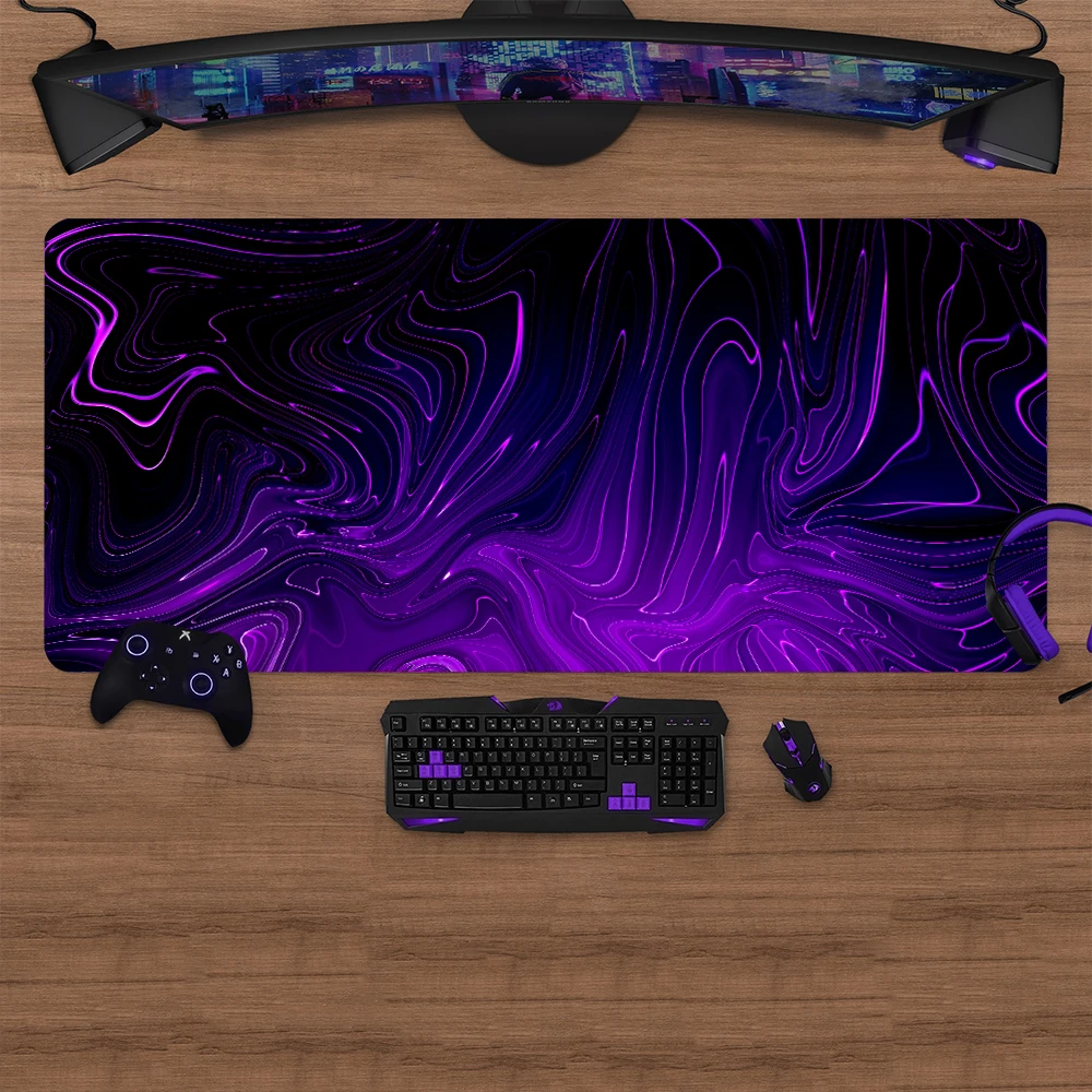 Liquid Paint Texture Xxl Gaming Mousepad Anime Keyboard Mouse Mat ...