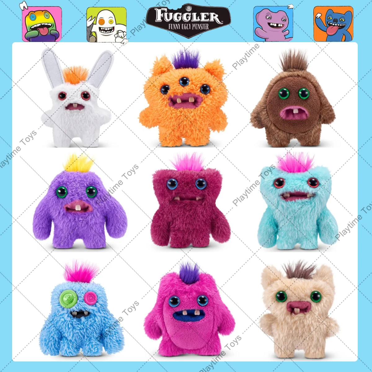 Fuggler 4th Ugly Baby Monsters Original Plush Toys Sasquoosh Rabid ...