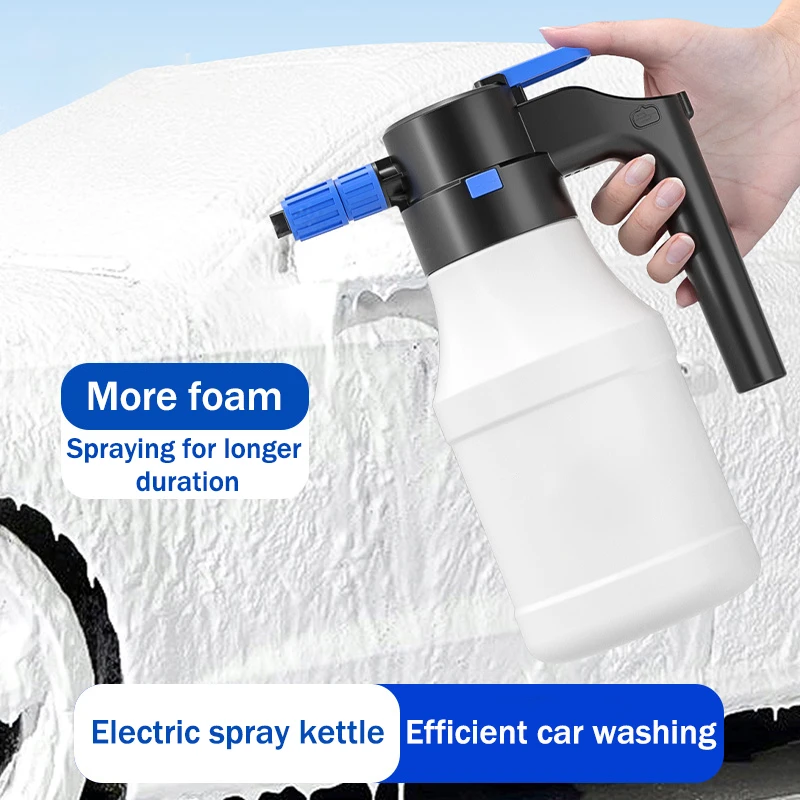 Garrafa-De-Spray-De-Espuma-De-Lavagem-De-Carro-El-trico-Alta-Press-o ...