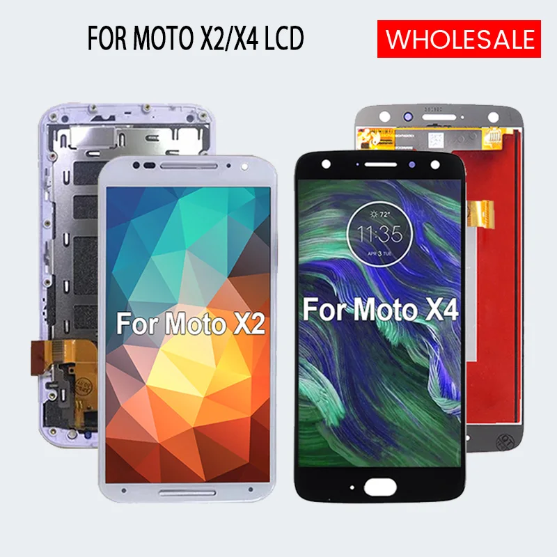 Nova xt1900 tela para moto x4 lcd digitador da de toque para moto x2 ...