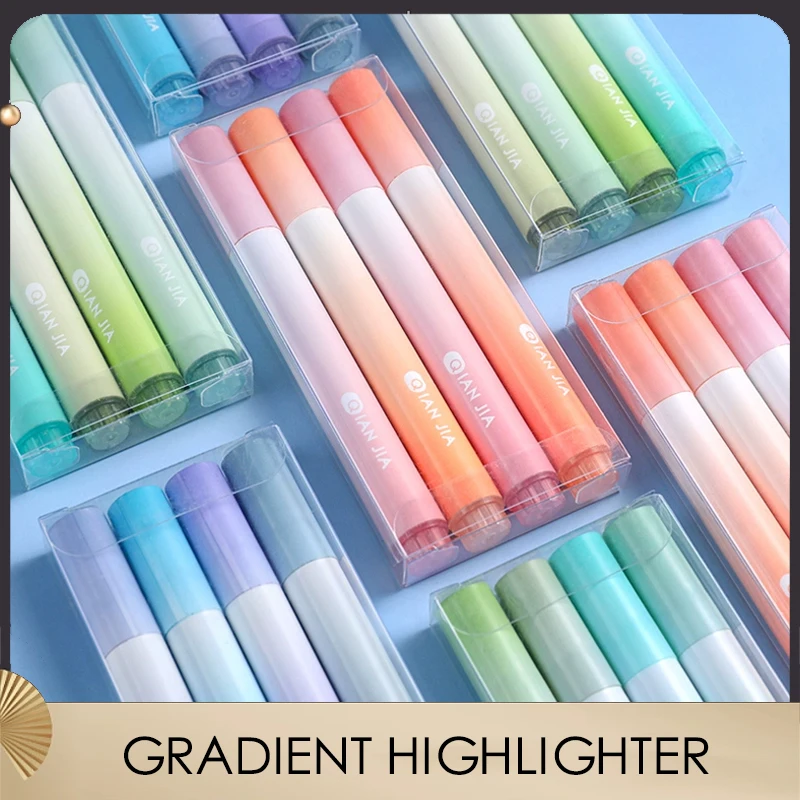 Gradient-Fluorescent-Pen-Student-Highlight-Marker-Pen-Highlighter ...