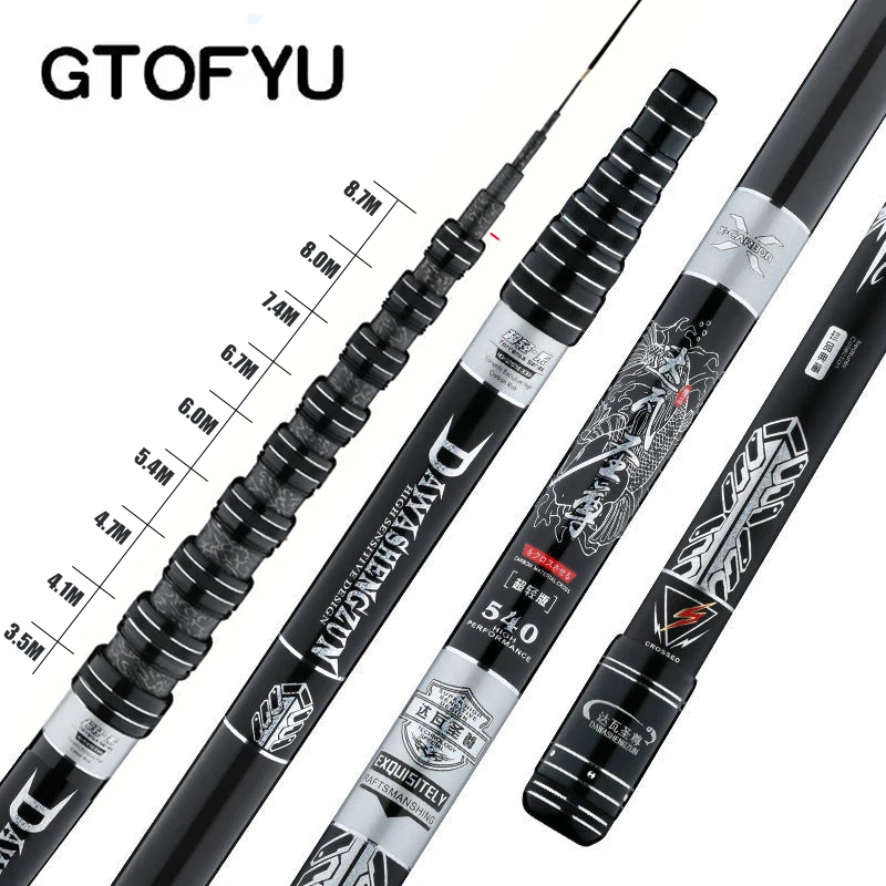 Telescopic Fishing Rod Carbon Fiber | Telescopic Rod Carbon Fiber Carp ...