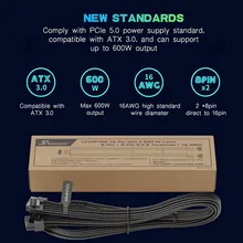 Original Seasonic 12VHPWR 8Pin To PCIE 5.0 GEN 5 12+4PIN 16Pin ATX3.0 ...